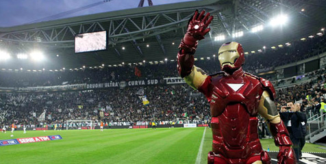 Iron Man Kejutkan Seisi Juventus Stadium - Bola.net