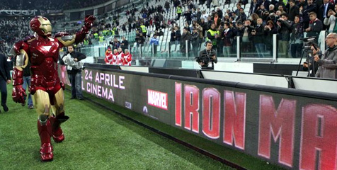 Iron Man Kejutkan Seisi Juventus Stadium - Bola.net