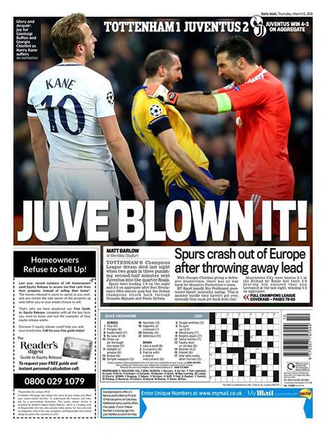 Kasihan Spurs; Sudah Tersingkir, Dicaci Pula Oleh Media Inggris - Bola.net Kasihan Spurs; Sudah Tersingkir, Dicaci Pula Oleh Media Inggris - Bola.net