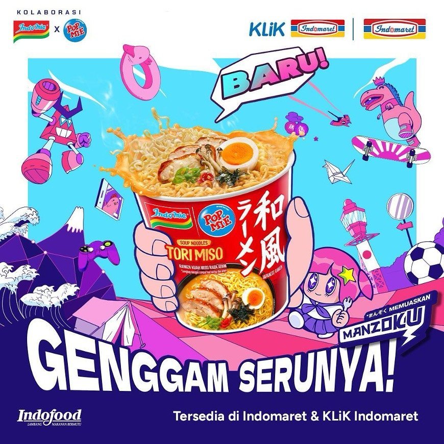 3 Momen Tepat Seruput Kuah Indomie X Pop Mie Tori Miso Ramen Saat Nobar Laga Bola Favorit