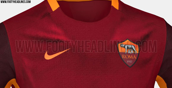 Bocoran Jersey Home AS Roma 2015-16 - Bola.net