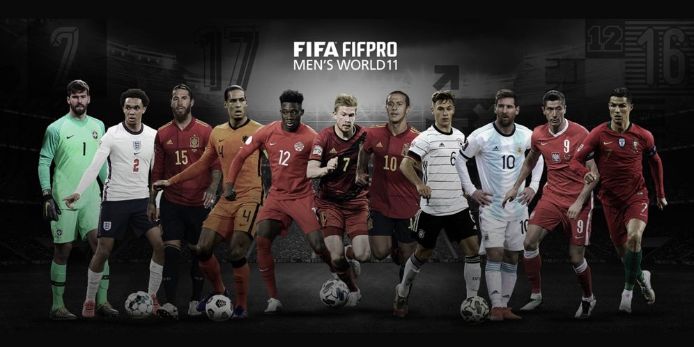Menuju FIFPro World 11: Umumkan 23 Pemain, Tidak Ada Mohamed Salah!