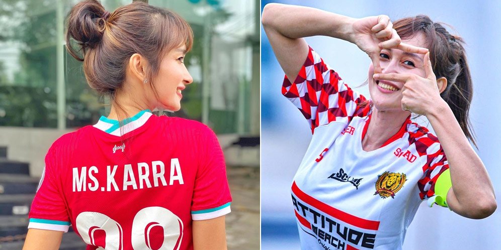 Karra Syam, Presenter Cantik Pecinta Bola dan Fans Berat Liverpool ...