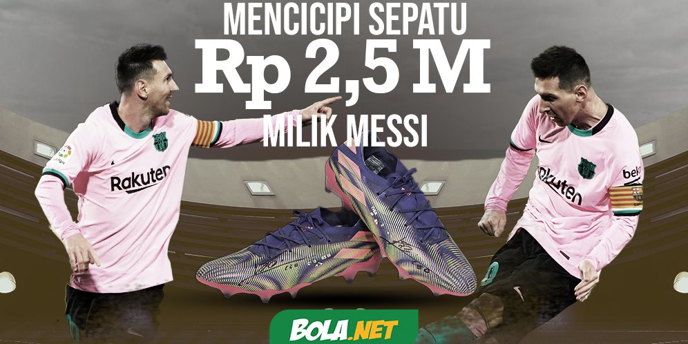 Mencicipi Sepatu Rp2,5 Miliar Milik Messi - Bola.net