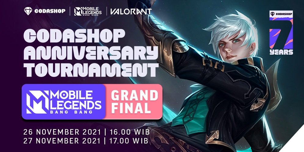 Live Streaming Grand Final Codashop Anniversary Tournament Mobile ...