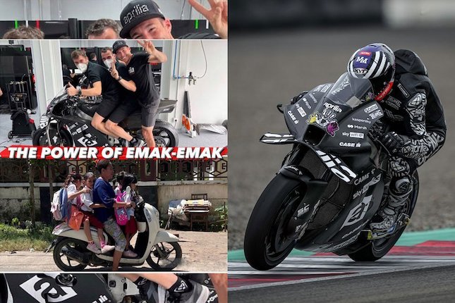 Aleix Espargaro Tanggapi Viralnya Foto 'Emak-Emak Power': Respek, Kayak ...