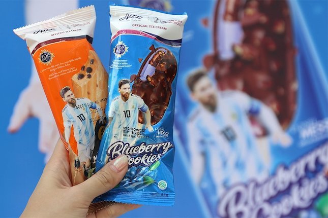 Kolaborasi dengan Lionel Messi, Aice Luncurkan Dua Produk Khusus - Bola.net