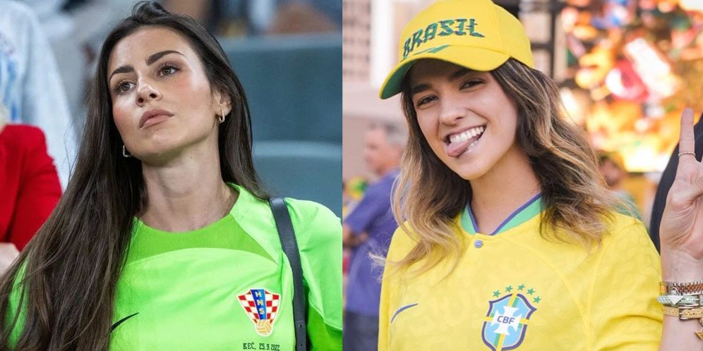 Battle of WAGs Piala Dunia 2022: Kroasia vs Brasil - Bola.net