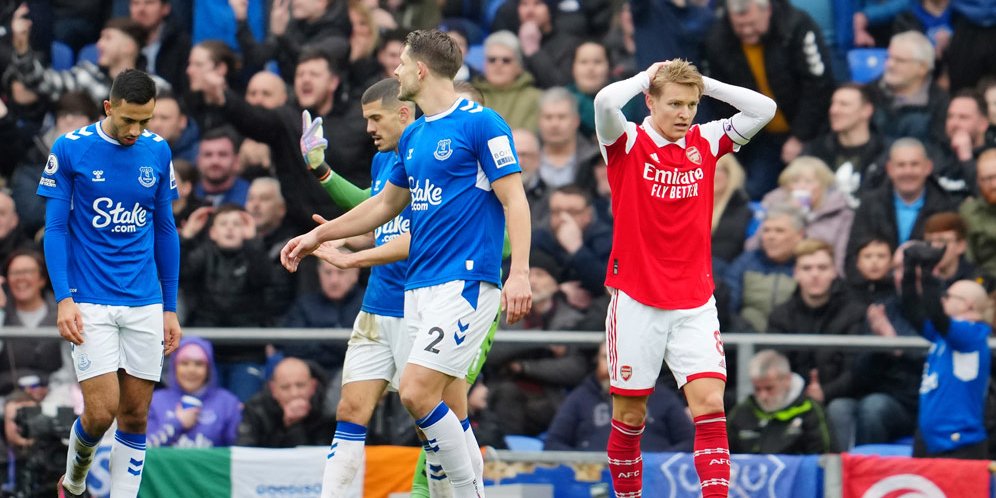 Hasil Everton vs Arsenal: Skor 1-0