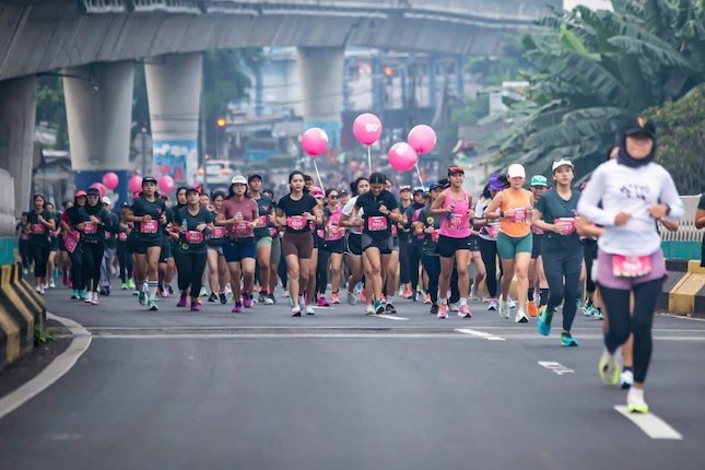 1000 Perempuan Berlari 10 KM Peringati International Women's Day - Bola.net