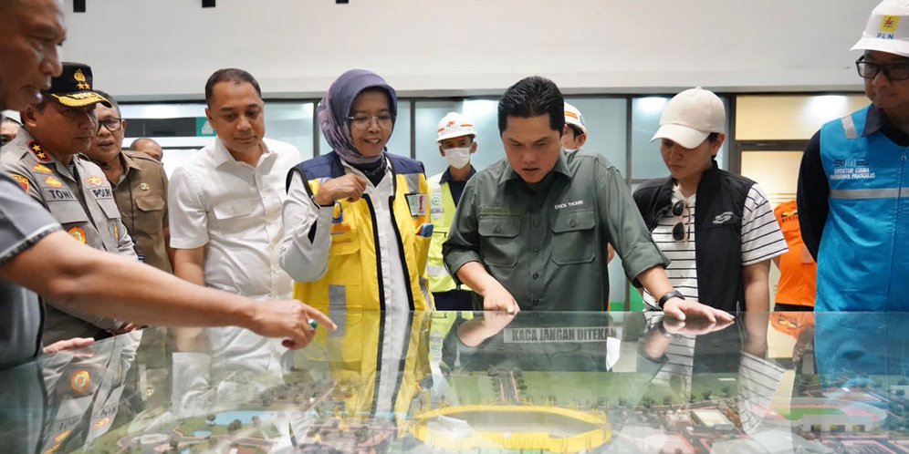 Jelang Piala Dunia U 20 Erick Thohir Puji Stadion Gelora Bung Tomo