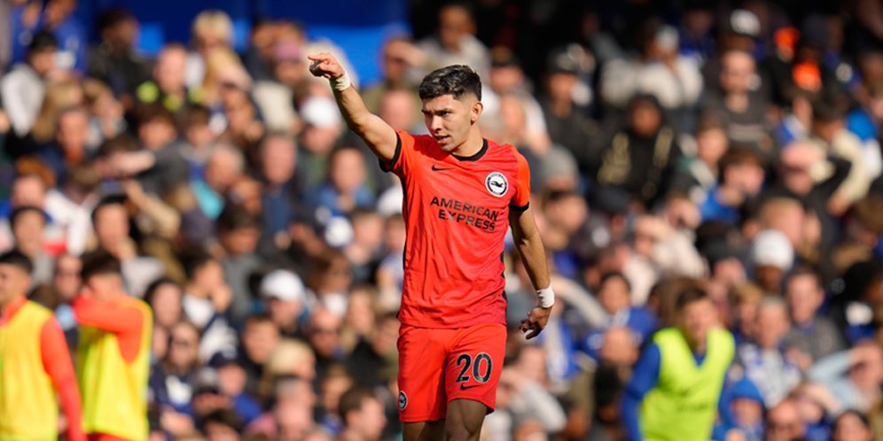 Man of the Match Chelsea vs Brighton: Julio Enciso - Bola.net