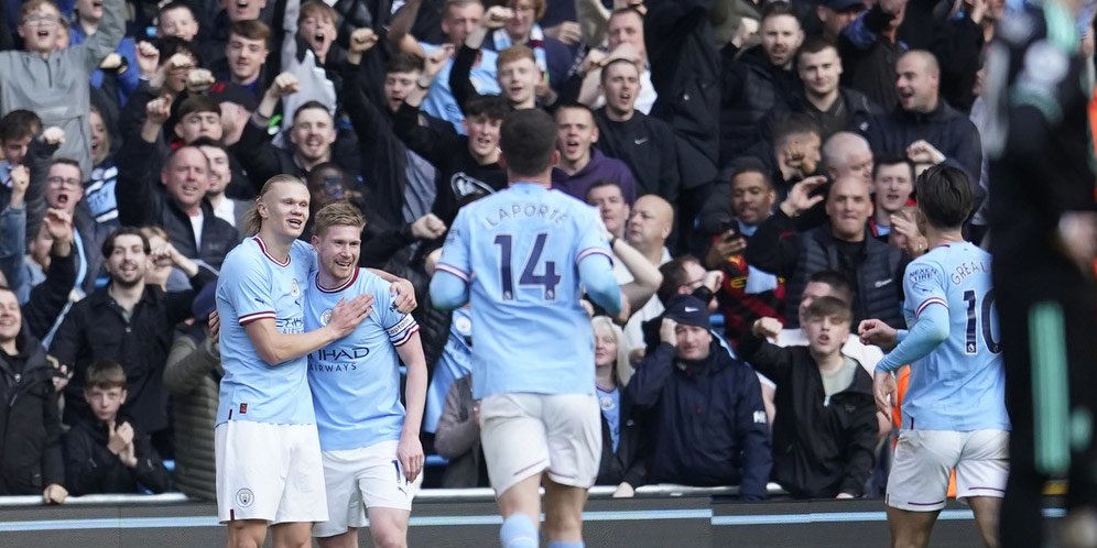 Hasil Manchester City vs Leicester City: Skor 3-1