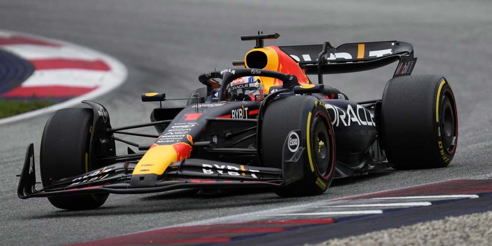 Hasil Sprint Formula 1 GP Austria: Red Bull Ring Hujan, Max Verstappen Menang - Bola.net