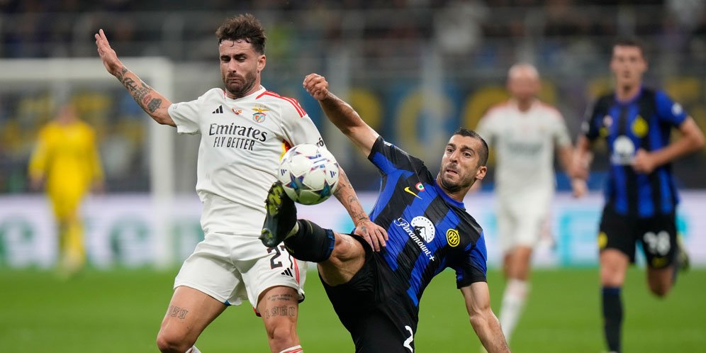 Hasil Inter Milan vs Benfica: Skor 1-0 - Bola.net