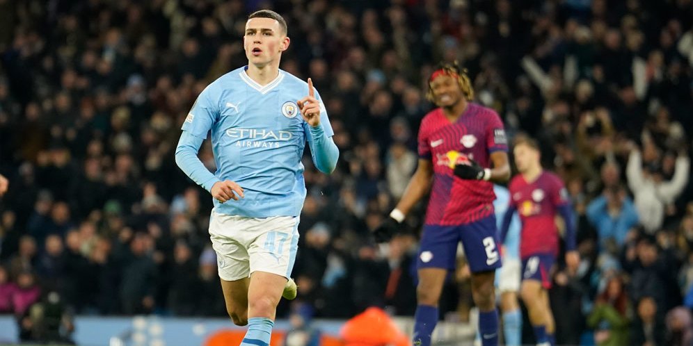 Man of the Match Manchester City vs RB Leipzig: Phil Foden - Bola.net
