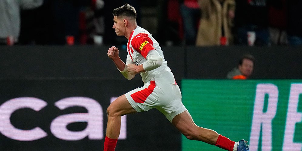 Man of the Match Slavia Praha vs AS Roma: Lukas Masopust - Bola.net