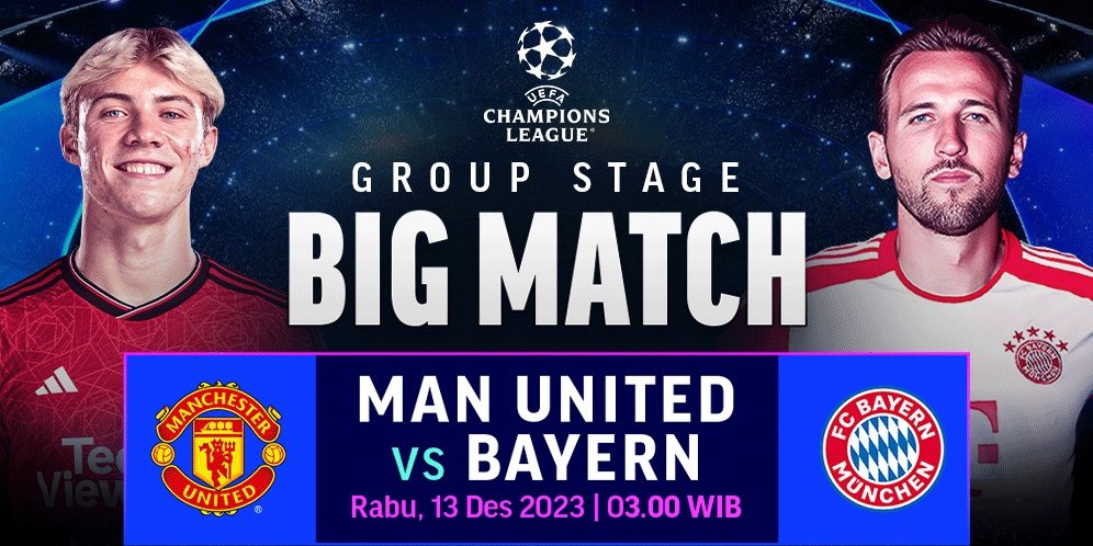 Link Live Streaming Liga Champions: Manchester United Vs Bayern Munchen ...