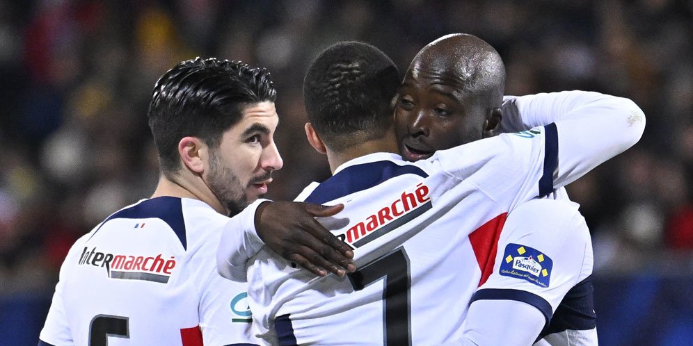 Hasil Piala Prancis: Mbappe Hattrick, Revel Tanpa Ampun Dihajar PSG 0-9! - Bola.net