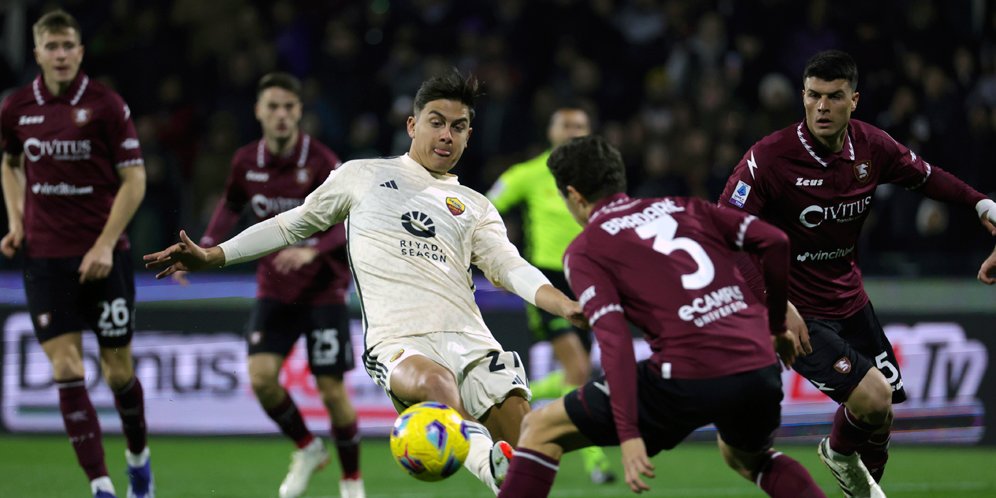 Man of the Match Salernitana vs AS Roma: Paulo Dybala - Bola.net