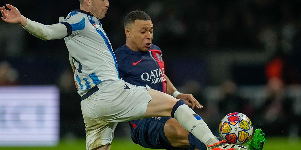 Man of the Match PSG vs Real Sociedad: Kylian Mbappe - Bola.net