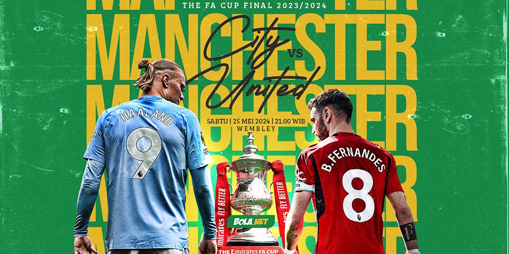 Link Nonton Live Streaming Final FA Cup Manchester City vs Manchester United di beIN Sports dan ...