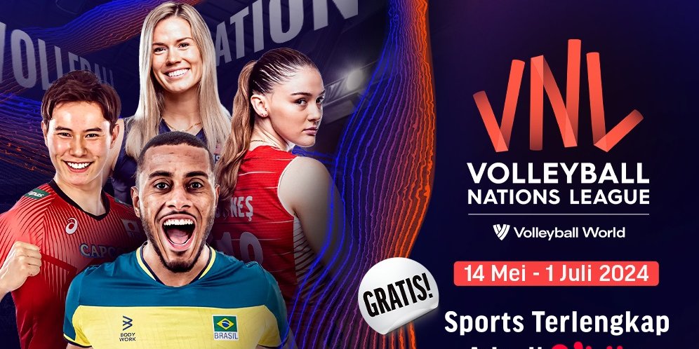 Link Live Streaming VNL 2024 Pekan Ini di Vidio - Bola.net