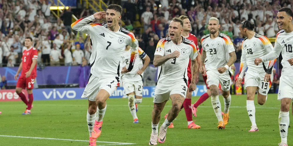 Hasil Euro 2024 Jerman vs Denmark: Skor 2-0 - Bola.net