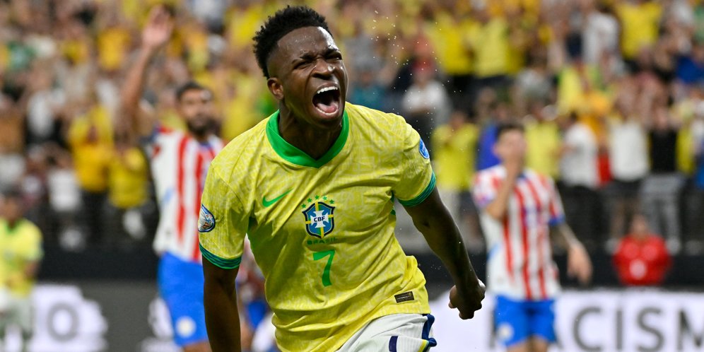 Hasil Copa America 2024: Brace Vinicius Junior Bawa Brasil Hajar ...