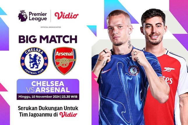 Jadwal Siaran Langsung Liga Inggris 2024/25 Matchweek 11 di Vidio Akhir Pekan Ini - Bola.net