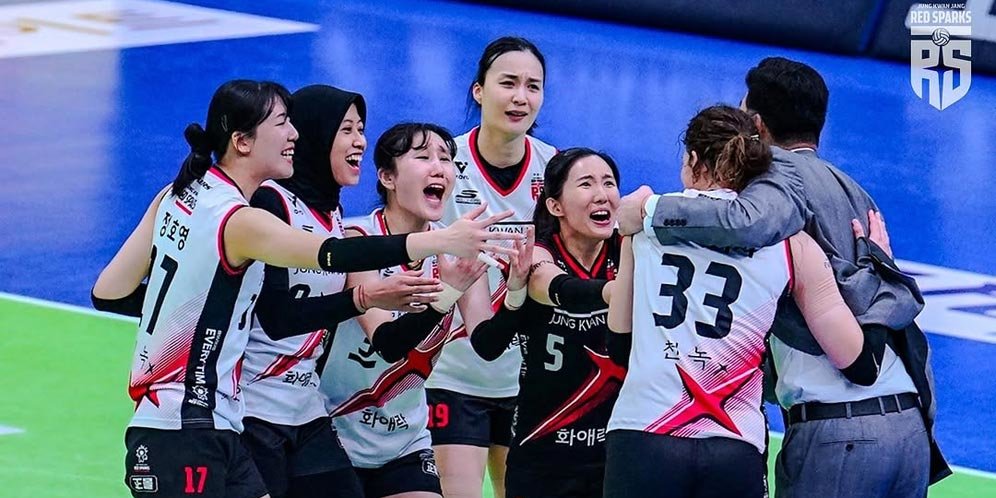 Hasil Korean V League 2024/25: Jamu AI Peppers, Megawati Antarkan Red ...