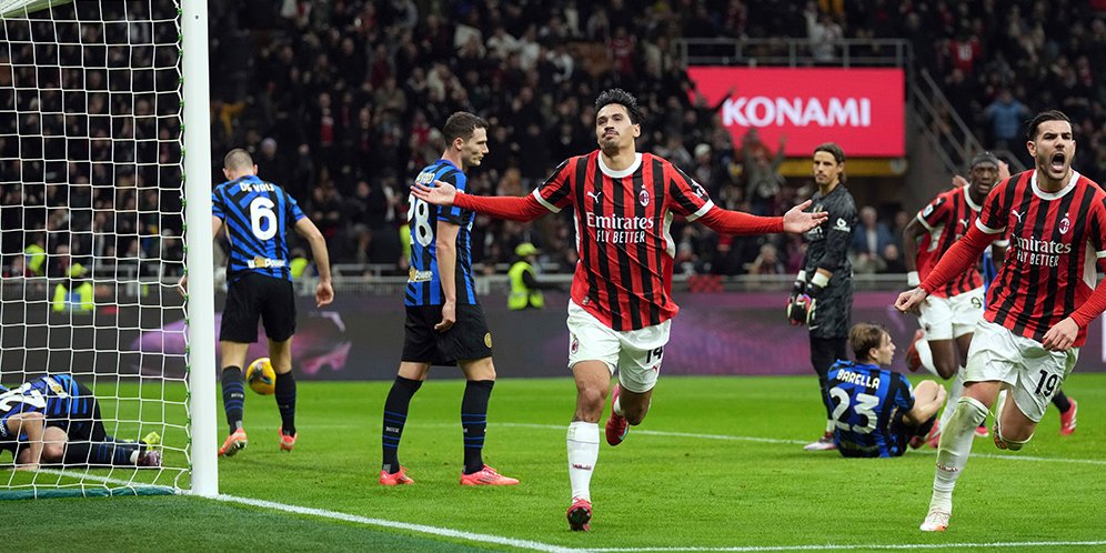 Rapor Pemain AC Milan Saat Diimbangi Inter Milan: Leao dan Reijnders ...