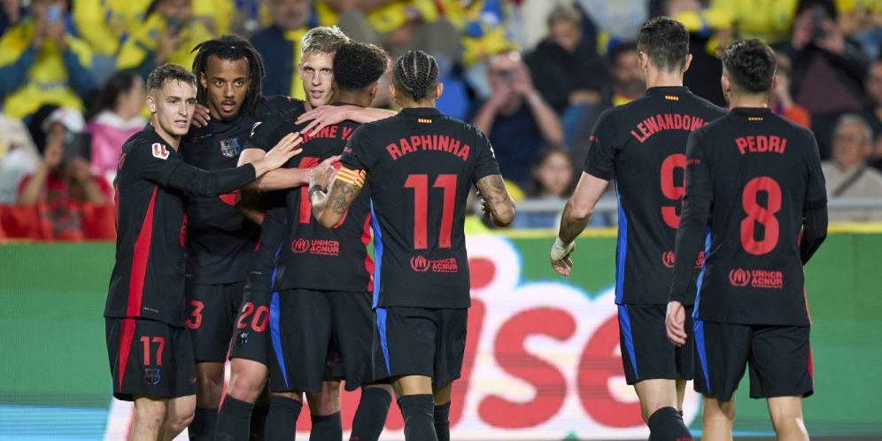 Rapor Pemain Barcelona saat Gulung Las Palmas: Dani Olmo Impresif, Fermin Lopez Bapuk - Bola.net