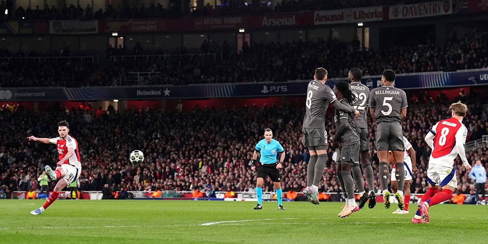 Hasil Arsenal vs Real Madrid: Skor 3-0