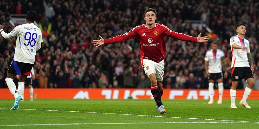 Hasil Manchester United vs Lyon: Skor 5-4 (Agg. 7-6)