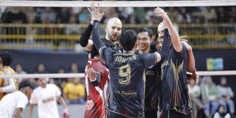Hasil Final Four PLN Mobile Proliga 2025: Bank SumselBabel Tumbangkan Bhayangkara dalam Laga 5 ...