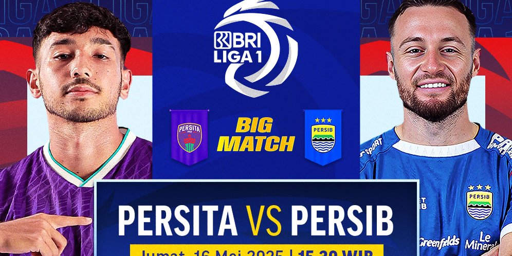 LIVE! Nonton Persita vs Persib BRI Liga 1 2024/25 di Vidio - Bola.net