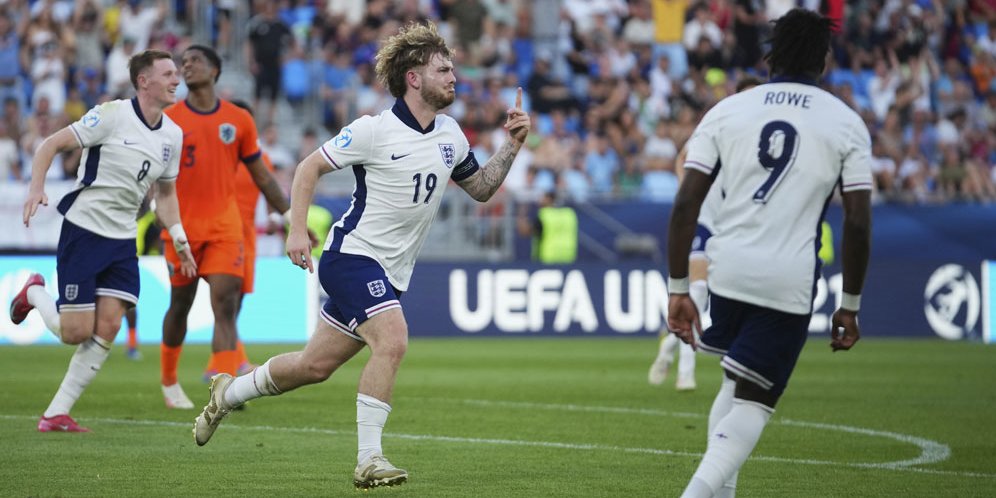 Hasil Euro U-21 Inggris vs Belanda: Skor 2-1