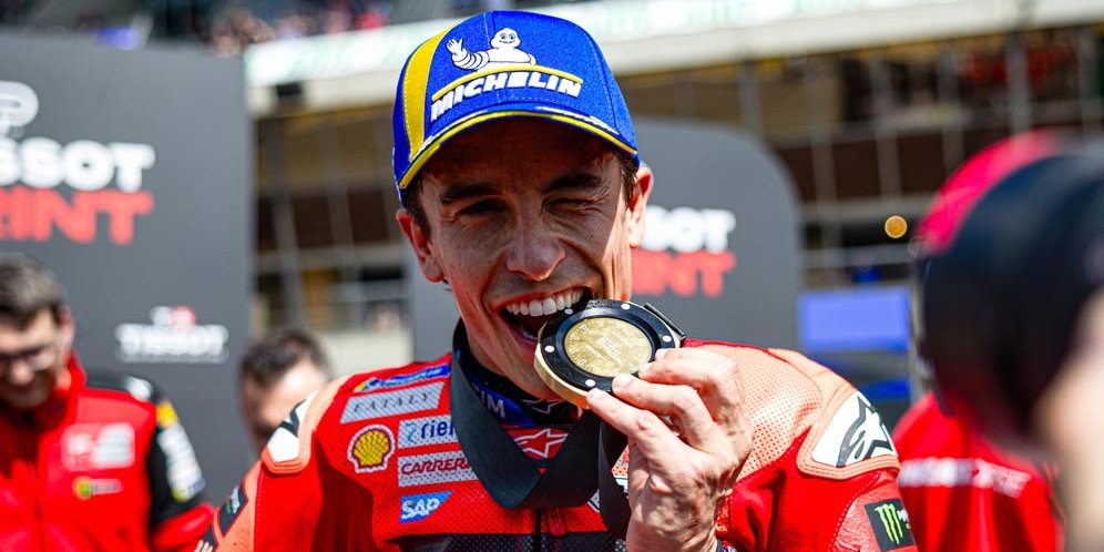 Marc Marquez Raih Kemenangan Sprint Ke-10 di MotoGP 2025 Usai Bekuk Marco Bezzecchi di ...