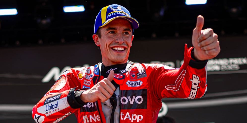 Marc Marquez Patahkan Rekor Jorge Martin dan Samai Rekor Pecco Bagnaia Usai Menangi Sprint Race ...