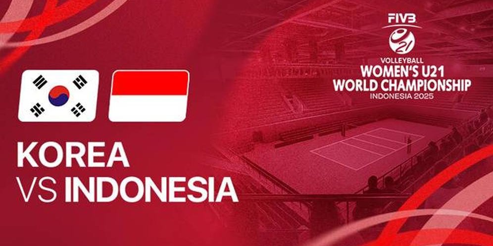 Nonton Live Streaming Korea Selatan vs Indonesia di FIVB Putri U21 2025 ...