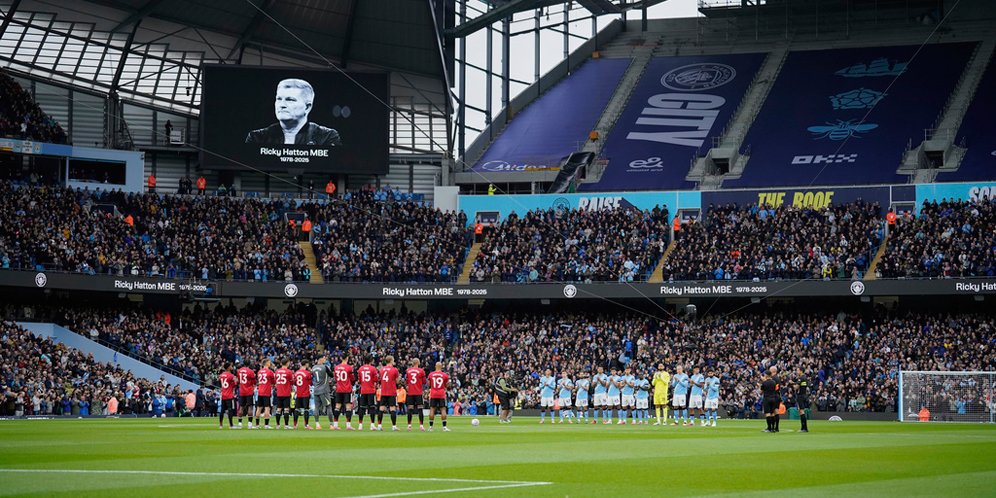 Derby Manchester Man City vs MU Terselimuti Suasana Haru dengan Tribute ...