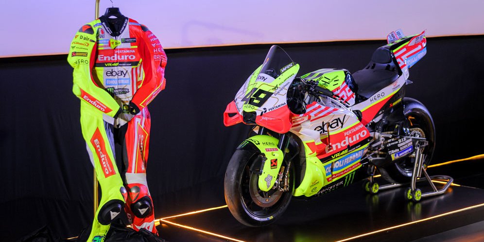 Valentino Rossi Resmikan Livery Spesial Pertamina Enduro VR46 Racing ...