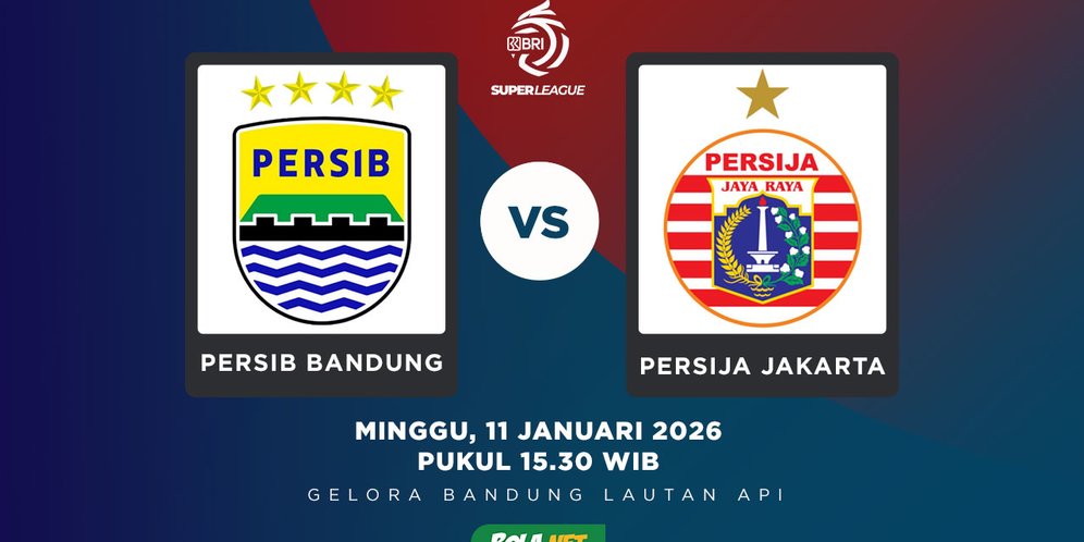 Nonton Live Streaming Persib vs Persija di Indosiar - BRI Super League ...
