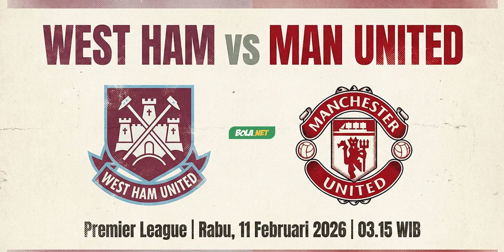 Jadwal MU vs West Ham: Michael Carrick OTW Lima Kemenangan Beruntun?