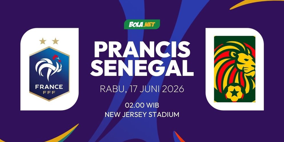 Link Live Streaming Piala Dunia 2026: Prancis vs Senegal