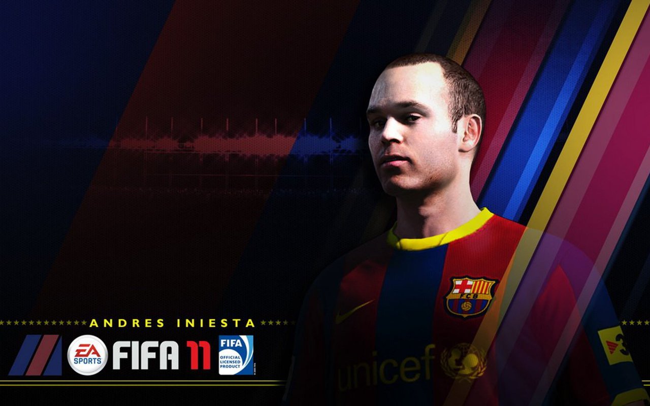 Download Wallpaper Andres Iniesta FIFA 11 - Dikirim oleh VendyMessi ...