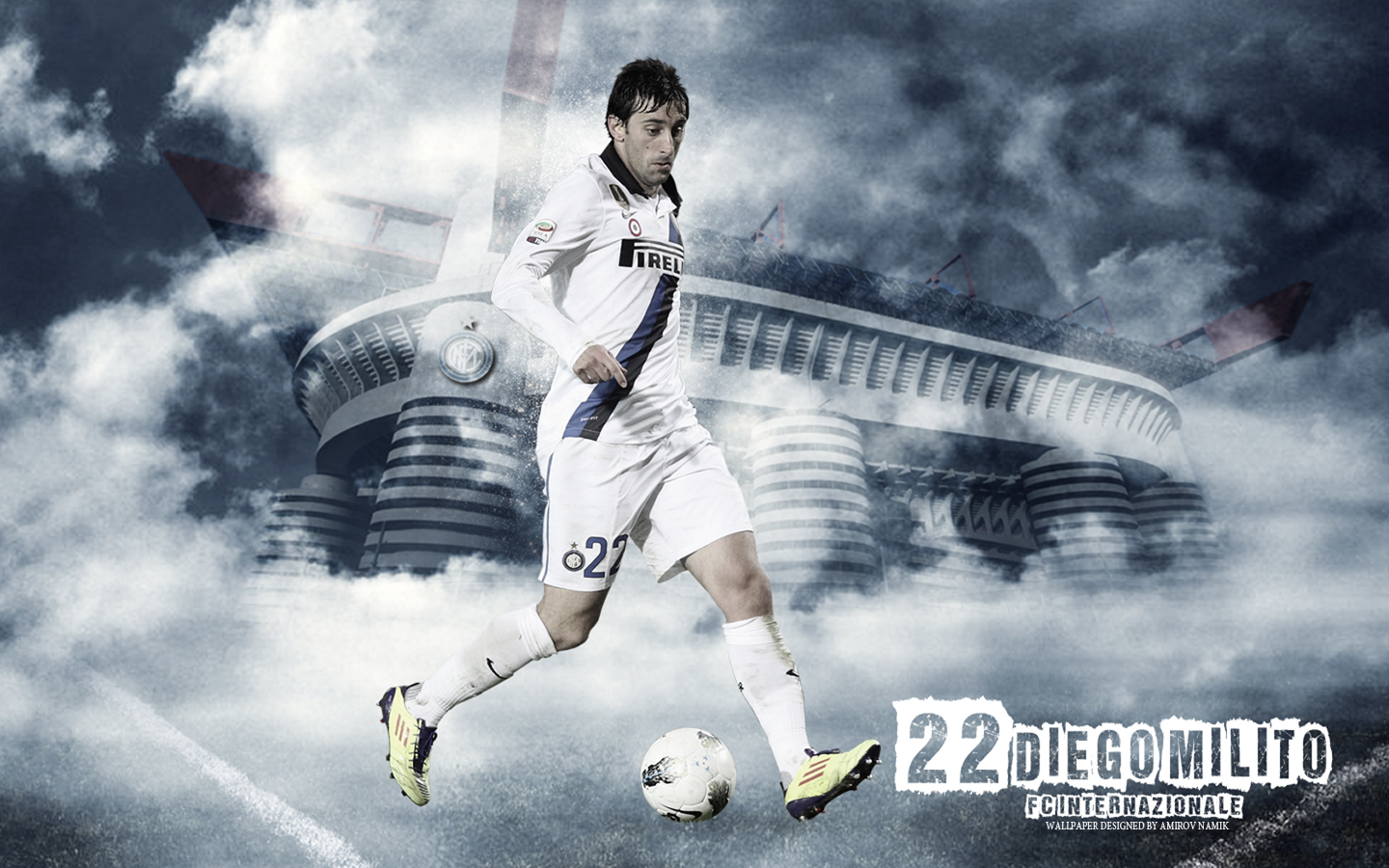 Download Wallpaper milito diego 22 - Dikirim oleh namik9 - Bola.net