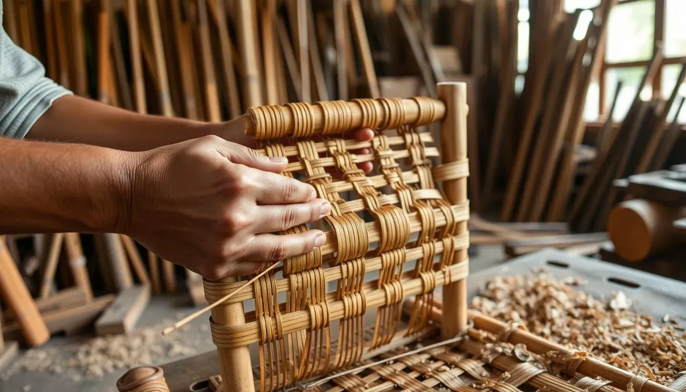 Cara Bikin Anyaman Bambu untuk Perabot Rumah Biar Gak Beli Furniture ...