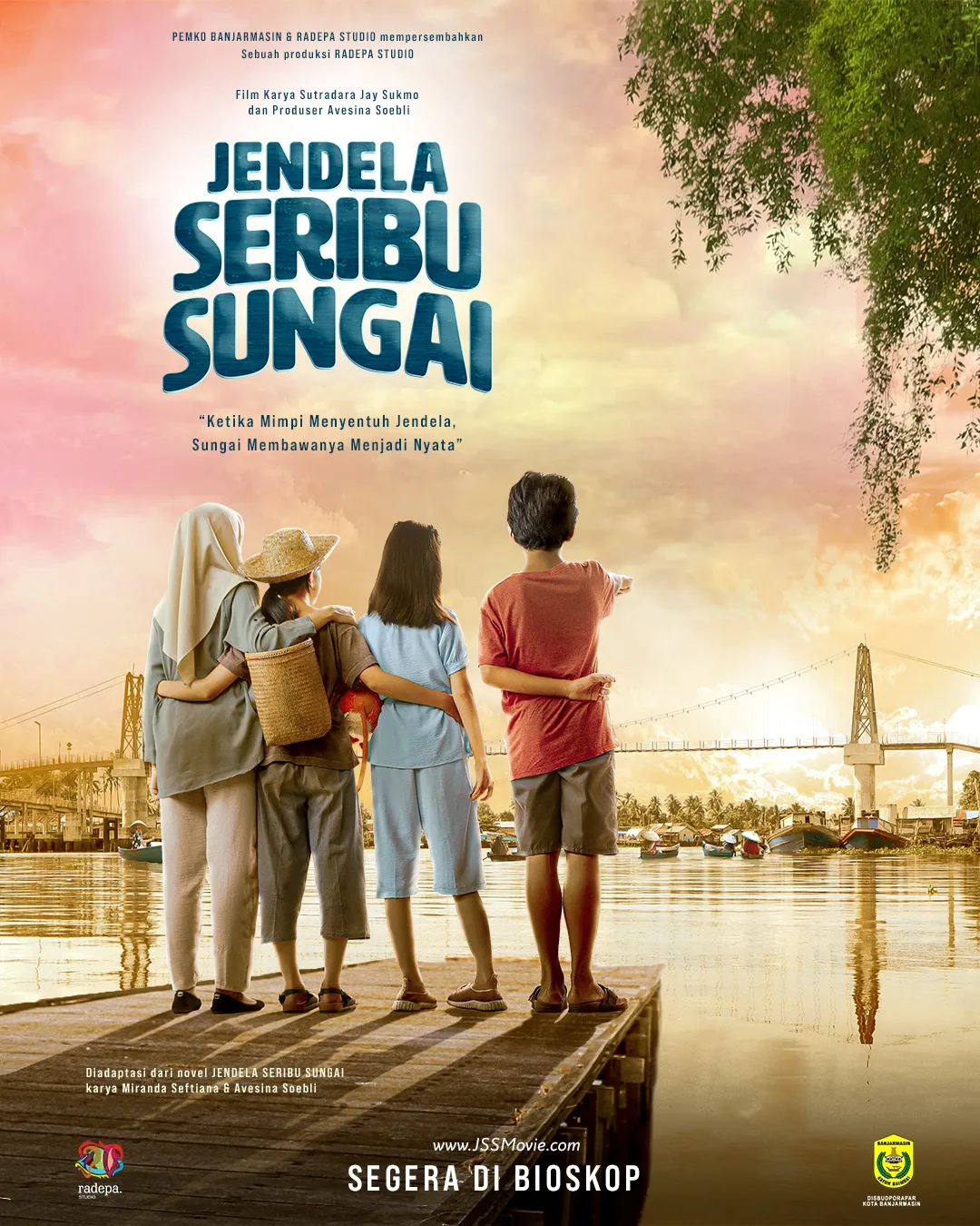 Proses Produksi Selesai, 'JENDELA SERIBU SUNGAI' Rilis Teaser Poster Tampilkan Ikon Banjarmasin ...